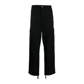 Carhartt Work in Progress Schwarze Weite Cargo Hose - - Trousers - Herren - Schwarzk - W28 L32