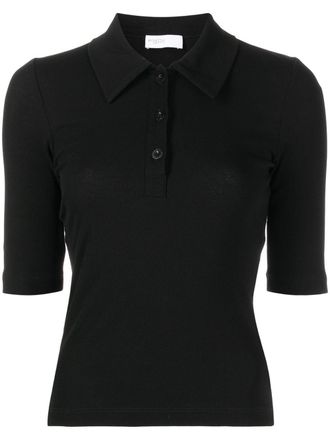 Rosetta Getty Klassisches Poloshirt - Schwarz