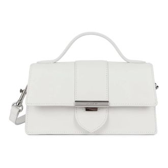 Lancaster Femme, Sacs, Blanc, Taille: ONE Size Paris Ily Flap Bag