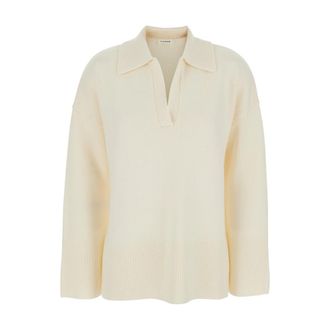 P.A.R.O.S.H. Loira Sweater - - Knitwear - Damen - Wei&szlig; - S