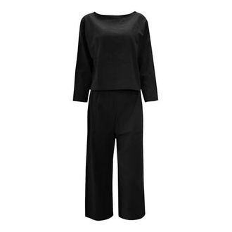 Generic Co Ord Ensemble de surv&ecirc;tement &agrave; capuche pour femme en peluche chaude et d&eacute;contract&eacute;e avec deux fermetures &eacute;clair et pantalon, gris fonc&eacute;, XXXXL