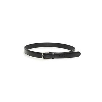 Inwear Schwarzer Lederg&uuml;rtel mit ovaler Schnalle - - Accessories - Damen - Schwarzk - M/L