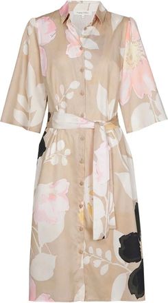 Marie M&eacute;ro Femme, Robes, Rose, Taille: 46 FR Robe-chemise &agrave; Imprim&eacute; Floral