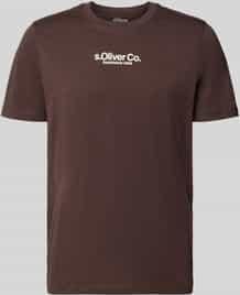 s.Oliver Red Label Regular Fit T-Shirt aus reiner Baumwolle