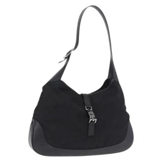 Gucci Sac bandouli&egrave;re vintage en nylon Pre-owned - Femme - Pre-owned - Noir - Taille: ONE Size