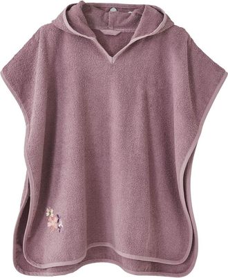 Vertbaudet Kinder Bade-Poncho REH, Reh-Kost&uuml;m violett 104/116