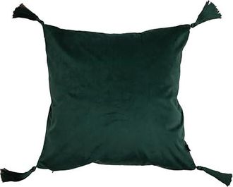 Chic Home Velours Kissenbezug Cristiano 45x45 cm flaschengrün