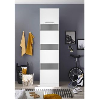 Respekta W&auml;scheschrank Badschrank W&auml;schesammler W&auml;scheregal 50 cm Wei&szlig; Clara