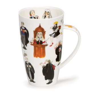 Dunoon Henley Legal Eagles Becher aus feinem Knochenporzellan, 0,6 l