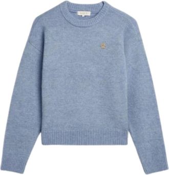 JOSH V Ize Rundhals Strickpullover - - Knitwear - Damen - Blau - S