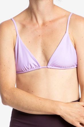 Matona Damen vegan Bikini-Oberteil Triangle Lilac