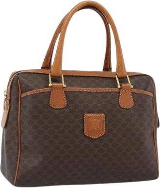 Celine Pre-owned Vintage Boston Bag - Femme - Pre-owned - Brun - Taille: ONE Size