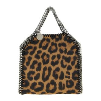 Stella McCartney Sac bandouli&egrave;re imprim&eacute; l&eacute;opard Falabella - Femme - Sacs - Brun - Taille: ONE Size
