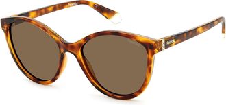 Polaroid Pld 4133/s/x 086/SP HAVANA Sunglasses Womens Polycarbonate, Standard, 55