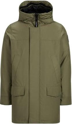Canada Goose Parka droite &agrave; capuche unie