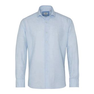 Eterna Langarm Freizeithemd - - Shirts - Herren - Blau - 5XL