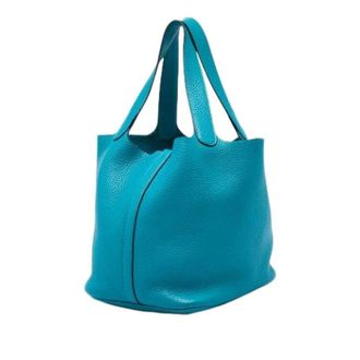 Herm&egrave;s Sac seau Picotin 22 Pre-owned - Femme - Pre-owned - Bleu - Taille: ONE Size