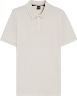 HUGO BOSS Poloshirt in feiner Piqué-Qualität mit Label-Stickerei in