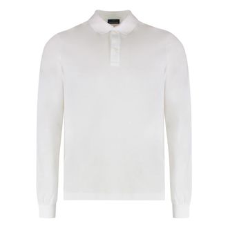 Paul & Shark Klassisches Langarm-Poloshirt - - Tops - Herren - Wei&szlig; - S