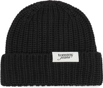 Tommy Hilfiger M&uuml;tze Script AW0AW18972 Schwarz