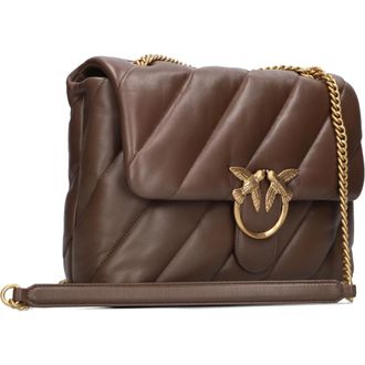 Pinko Pinko, Femme, Sacs, Brun, Taille: ONE Size Love Puff Sac à bandoulière