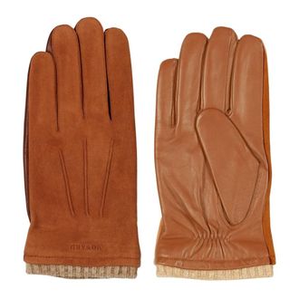 Howard London Leather Gloves Bob - - Accessories - Herren - Beige - 9 1/2 IN