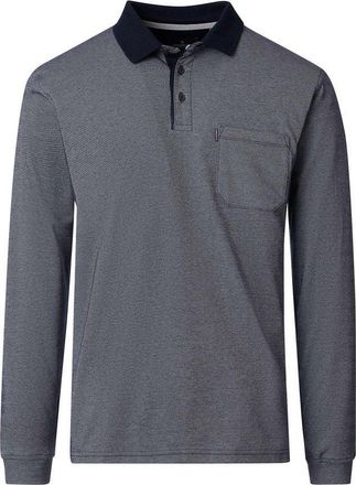 Casamoda Langarm-Poloshirt Basic (1-tlg) Poloshirt - Baumwolle - Atmungsaktiv - Normale Passform