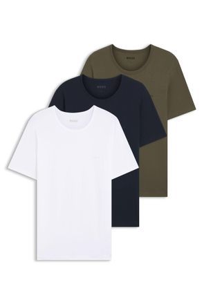 BOSS Herren TShirtRN 3P Classic Dreier-Pack T-Shirts mit Logo-Stickerei Hellgr&uuml;n XXL