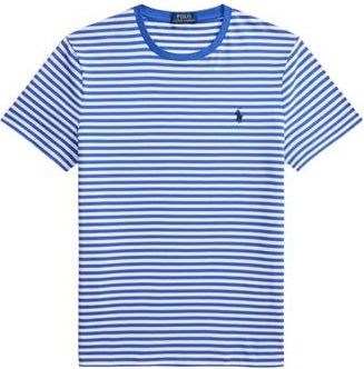 Polo Ralph Lauren Tee-shirt droit col rond en coton ray&eacute;