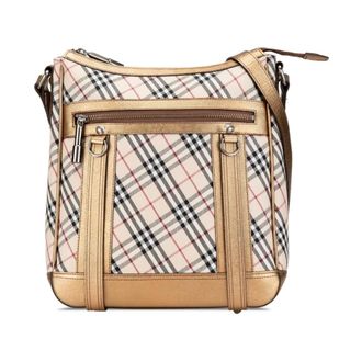 Burberry Pre-owned Nova Check Canvas Crossbody - Femme - Pre-owned - Brun - Taille: ONE Size