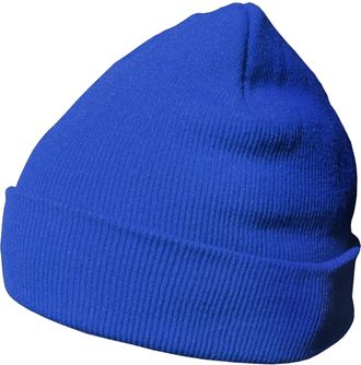 DonDon M&uuml;tze Herren M&uuml;tze Damen Winterm&uuml;tze Beanie klassisches Design blau