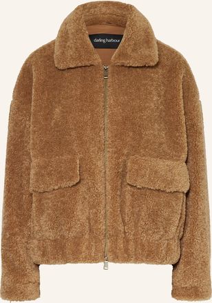 Darling Harbour Darling Harbour Teddyfell-Jacke braun