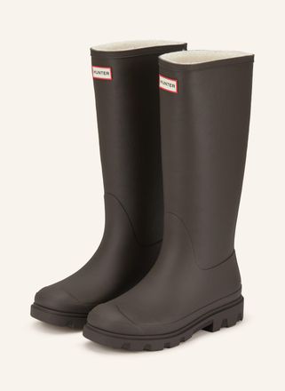 Hunter Stiefel Downpour Tall braun
