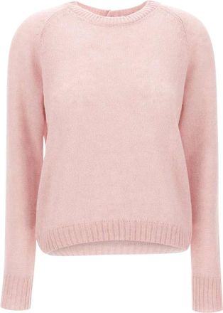 Gran Sasso Pull &agrave; col rond - Femme - Pulls - Rose - Taille: 36 FR