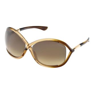Tom Ford Femme, Accessoires, Brun, Taille: 64 MM Whitney Oversized Soft Round Lunettes de soleil