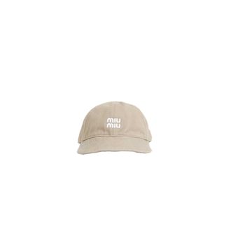 Miu Miu Denim Baseball Cap