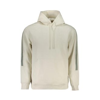Calvin Klein Kapuzenpullover mit Fleece und Druck - - Sweatshirts & Hoodies - Herren - Wei&szlig; - XL