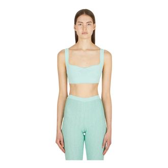 Marco Rambaldi Geripptes Stricktop - - Tops - Damen - Gr&uuml;n - XS
