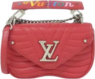 Louis Vuitton Sac bandouli&egrave;re New Wave en cuir pr&eacute;-achet&eacute; - Femme - Pre-owned - Rouge - Taille: ONE Size
