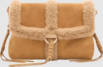 Vanessa Bruno Sac Clutch Othilia Caramel