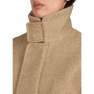 Victoria Beckham Veste courte en laine m&eacute;lang&eacute;e