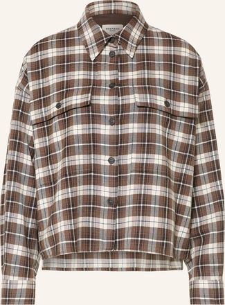 Max Mara Weekend Max Mara Hemdbluse Berlina Aus Flanell braun