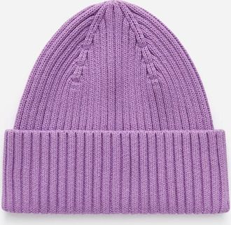 Arket Rippstrickmütze -Lila