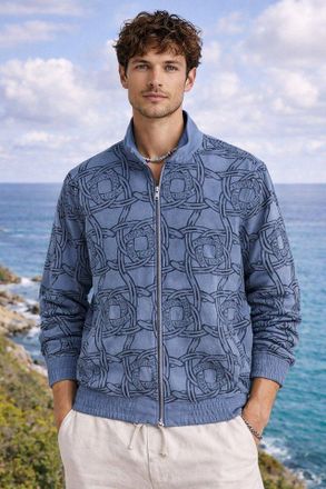 Scotch & Soda Outdoorjacke Outdoorjacke wendbar leichte &Uuml;bergangsjacke aus Baumwolle