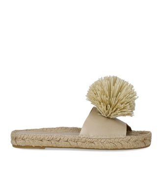 Paloma Barcel&oacute; SANDALE PLATE AGNES BEIGE PALOMITAS