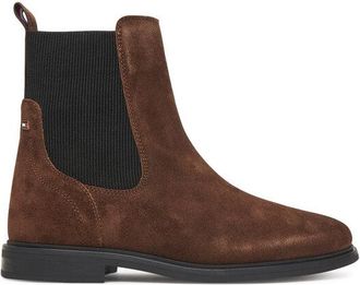 Tommy Hilfiger Klassische Stiefeletten Flag Boot FW0FW08780 Braun