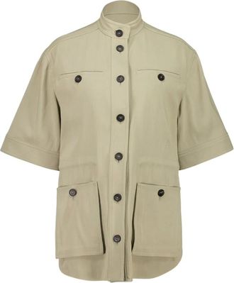 Ferragamo Femme, Vestes, Beige, Taille: 36 FR Veste saharienne