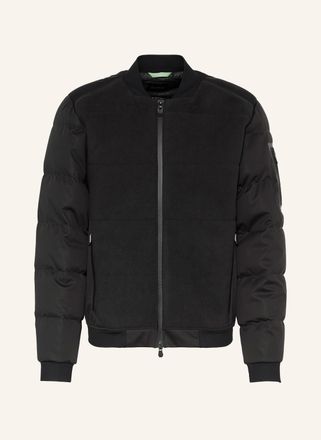 HUGO BOSS Daunenjacke Ow_Hole19 Im Materialmix schwarz