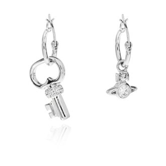 Vivienne Westwood Femme, Accessoires, Gris, Taille: ONE Size Baya Earrings