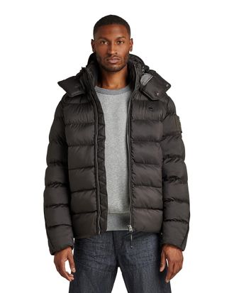 G-Star G-Star RAW Herren G-Whistler Padded Hooded Jacke, Schwarz (dk black D20100-D199-6484), XL